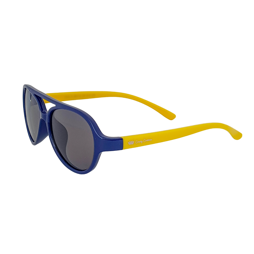 Aviator Kids Blue & Yellow Sunglasses | Bendable UV400