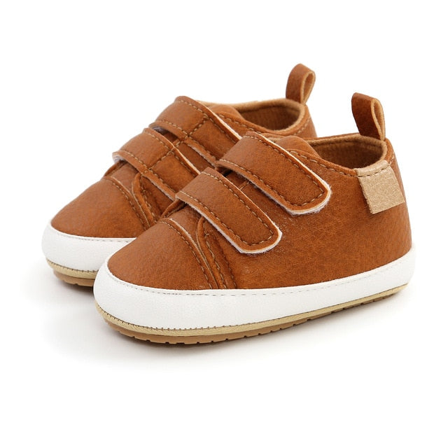Brown Amari Kicks | Perfect for Baby Boys 0 to 18 Months